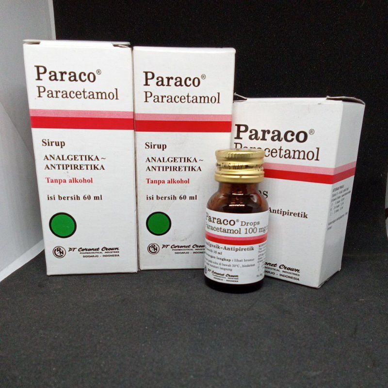 Jual Paraco//Syrup//drop | PARACETAMOL PATEN | Shopee Indonesia