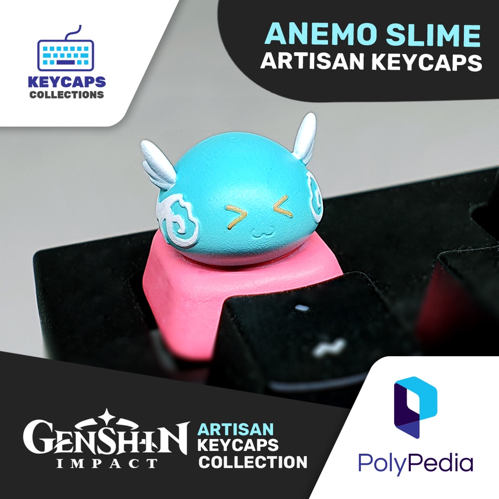 Jual Anemo Slime Genshin Impact Artisan Keycap / Keycaps | Shopee Indonesia
