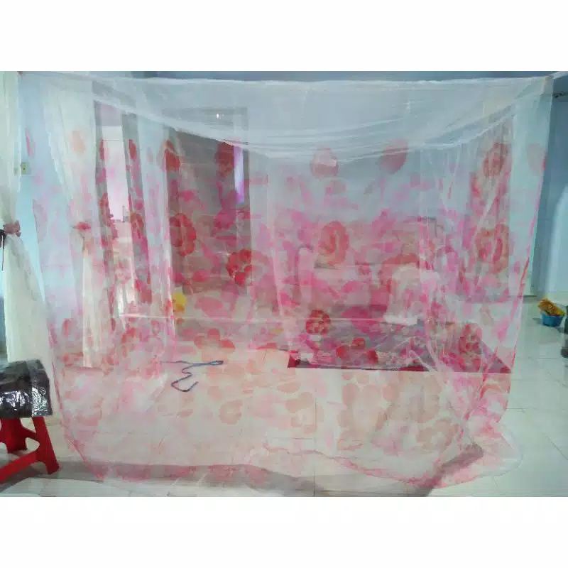 Jual kelambu tidur kotak MANOHARA bidadari motif bunga termurah ...