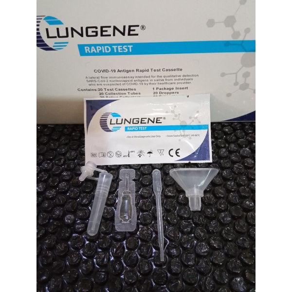 Jual Alat rapid antigen swab covid 19 saliva test motode air liur 1pcs ...