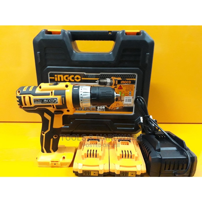Jual INGCO CIDLI200215 20 volt Cordless Impact Drill - Bor Tembok ...