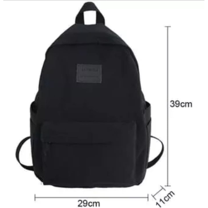 Jual Tas Ransel Sekolah Polos | Ransel Punggung Polos | Tas pria Ransel ...