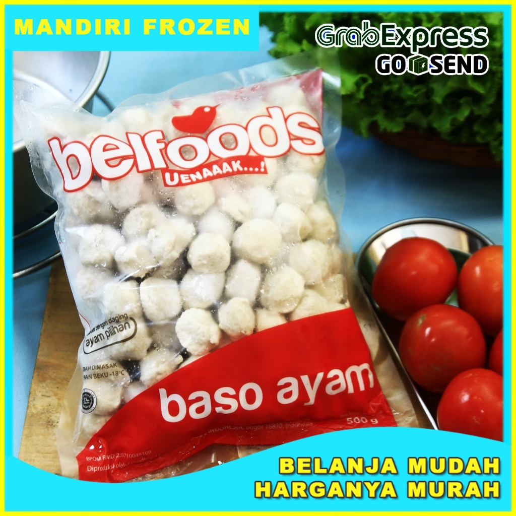 Jual BELFOODS Uenaaak Bakso Ayam Mini 500 gr - Makanan Beku Olahan ...