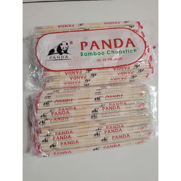 Jual Sumpit panda isi 50pasang | Shopee Indonesia