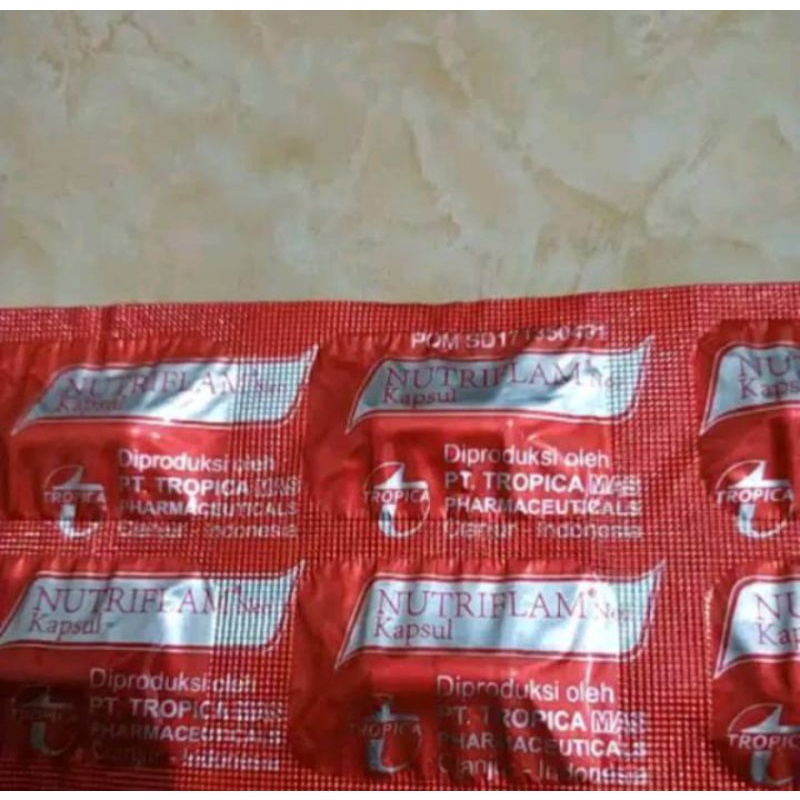 Jual nutriflam kapsul eceran per 1 kapsul | Shopee Indonesia