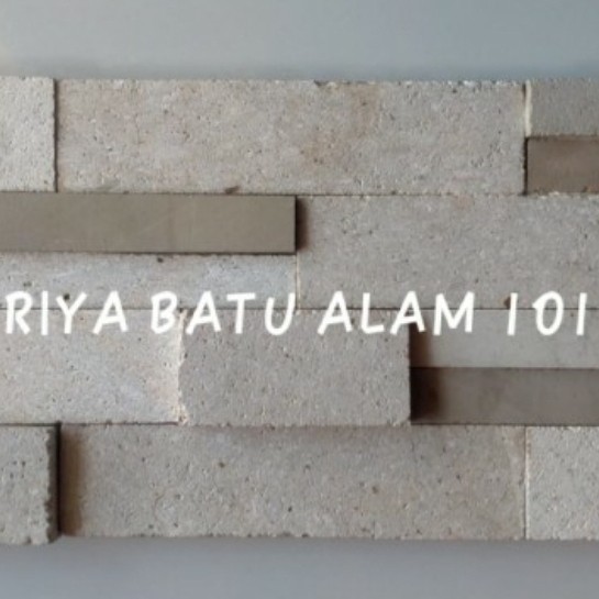 Jual BATU ALAM WALL CLADDING KARAS PUTIH | Shopee Indonesia