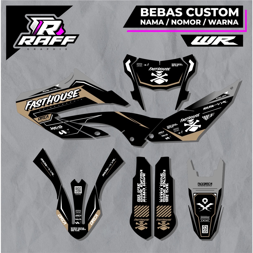 Jual decal sticker yamaha wr 155 decal supermoto wr 155 desain baru 004 ...