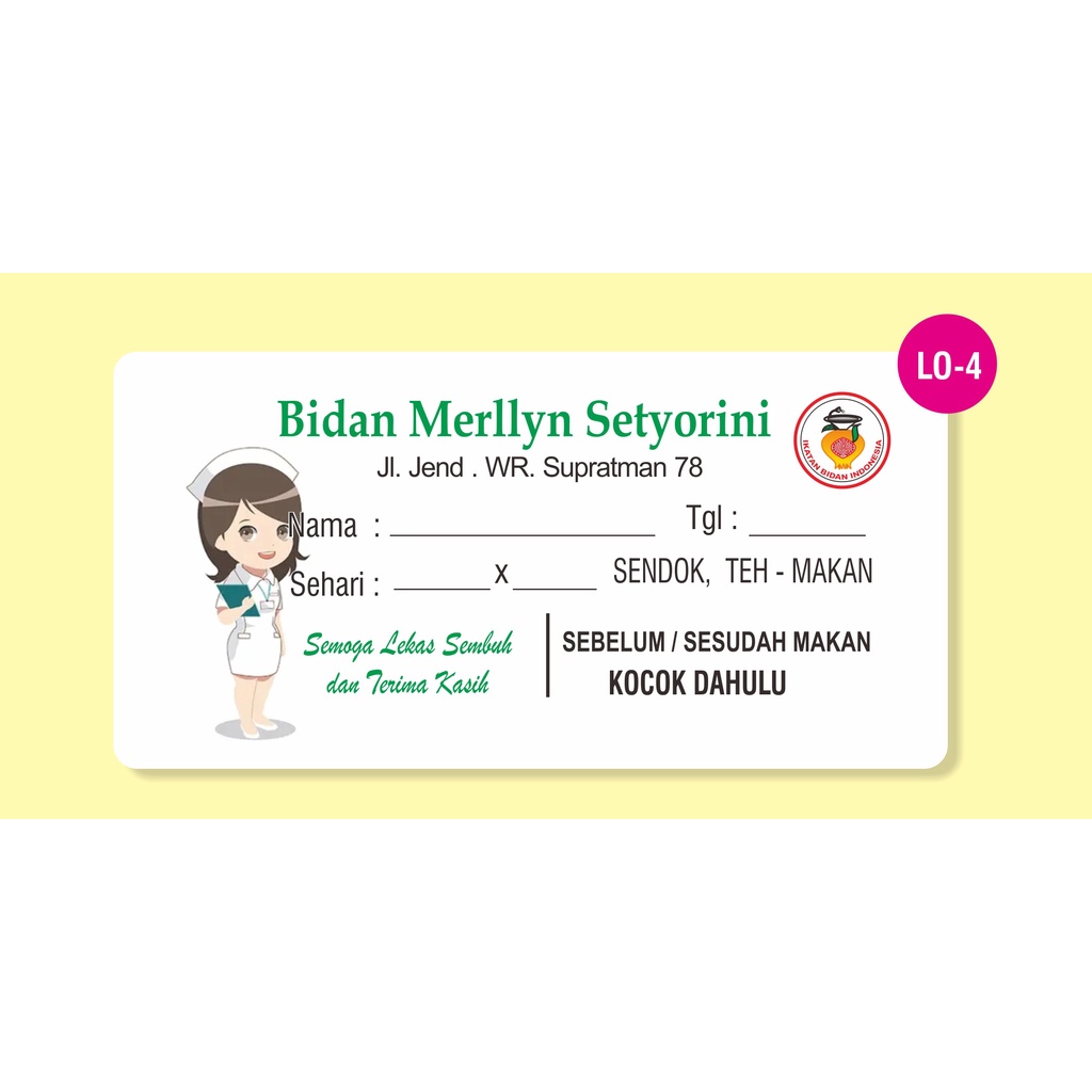 Jual LABEL STIKER OBAT SYRUP / LABEL OBAT / LABEL STIKER OBAT SIRUP ...