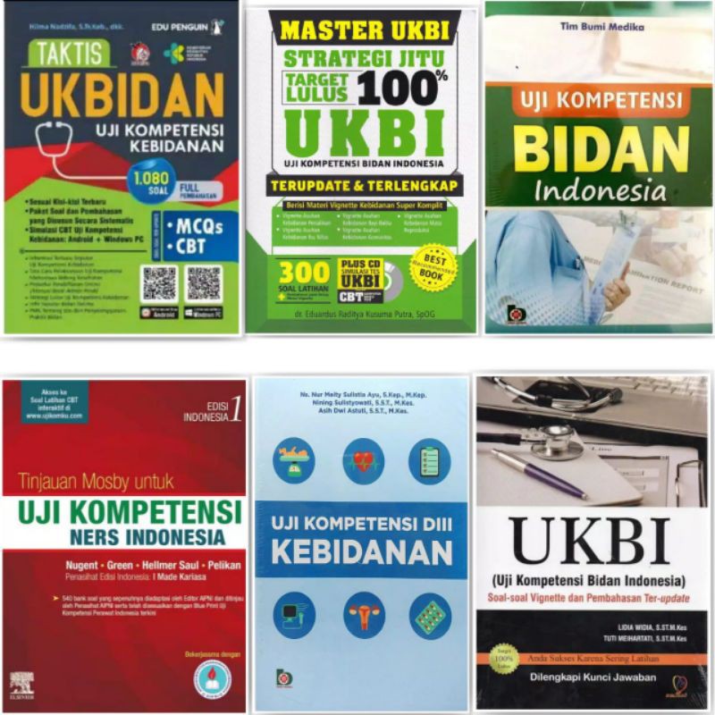 Jual BUKU TAKTIS UKBIDAN UJI KOMPETENSI D3 D4 KEBIDANAN MASTER UKBI UKOM BIDAN KEBIDANAN CBT ...