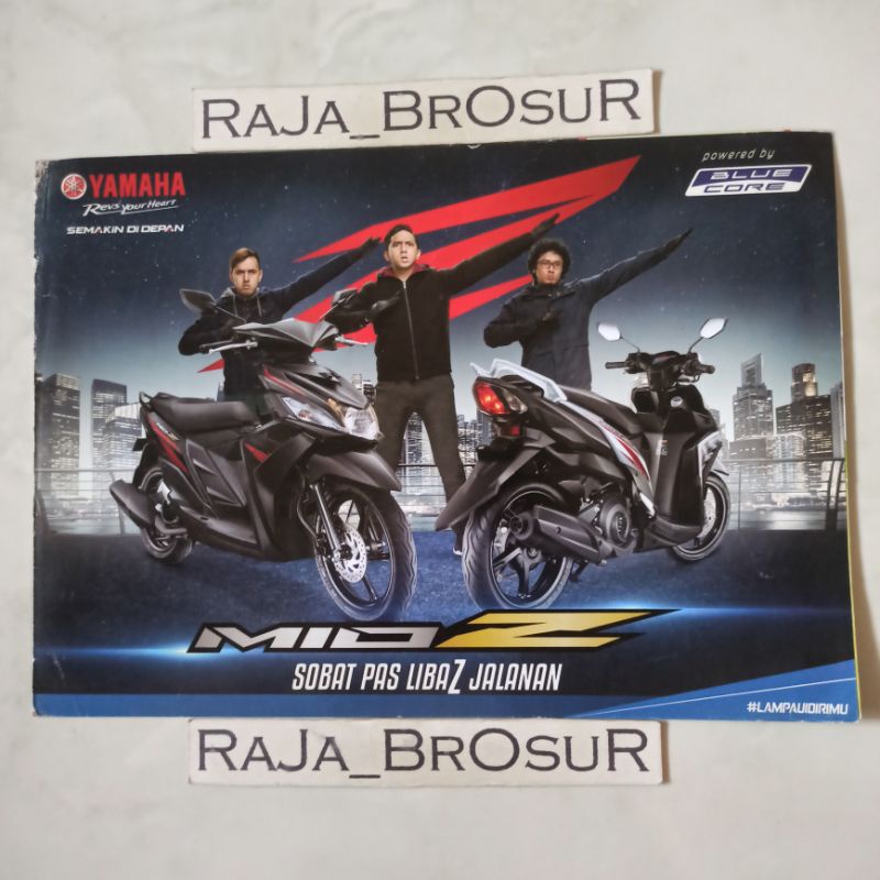 Jual Poster brosur katalog leaflet Yamaha Mio Z 2016 | Shopee Indonesia