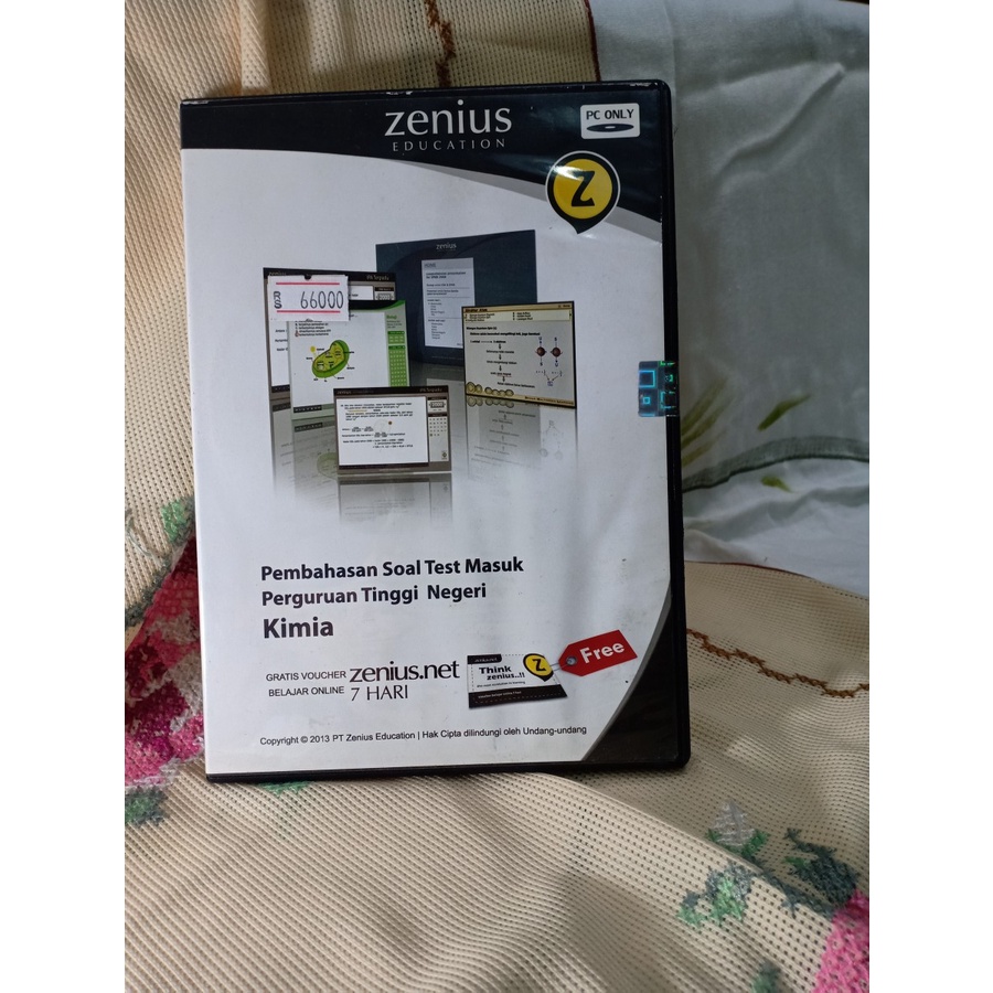 Jual Modul Belajar CD Zenius Pembahasan Soal Test Masuk PTN - KIMIA ...