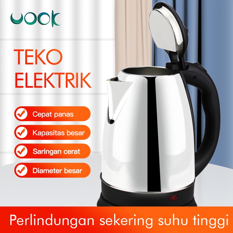 Jual Teko Listrik 1.8L Kettle Electric Ketel Listrik 500W Pemanas Air ...