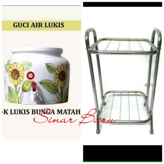 Jual Guci air / Guci Galon keramik /Guci air Galon & Kaki Stainles ...