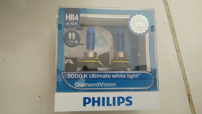 Jual Bohlam Lampu HB4 Ultimate White Light 5000K Diamond Vision 12V ...