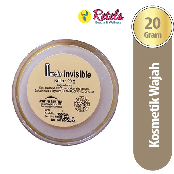 Jual Marcks Bedak Active Invisible 20G / Bedak Tabur Marcks / Loose ...