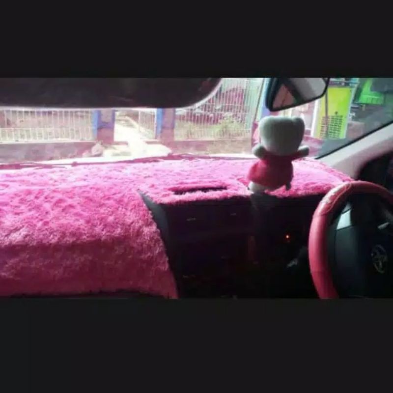 Jual Cover Dashboard Mobil Avanza & Xenia (Pink) | Shopee Indonesia