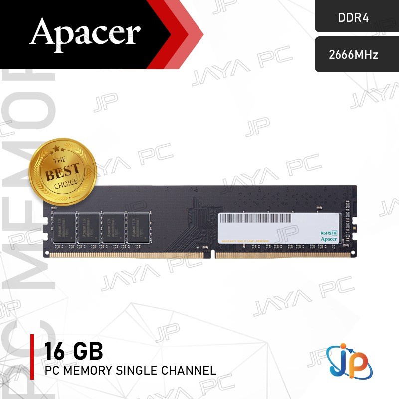 Jual Memory Apacer Value DDR4 PC21300 2666Mhz 16GB Ram | Shopee Indonesia