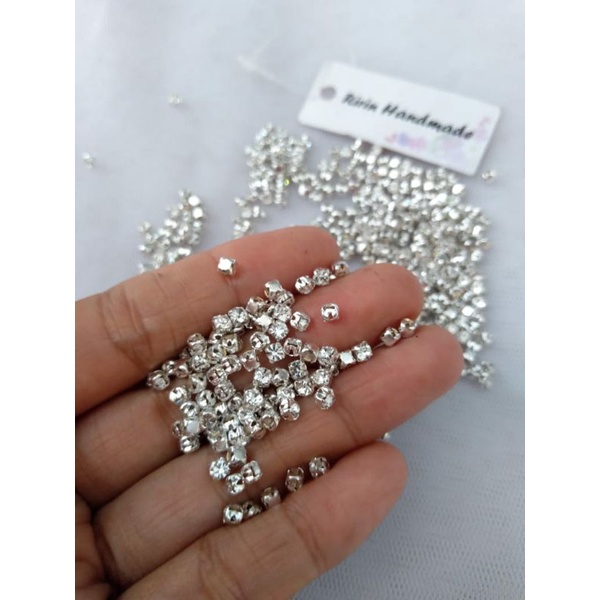 Jual Diamond cangkang ss12 (mata preciosa) | Shopee Indonesia