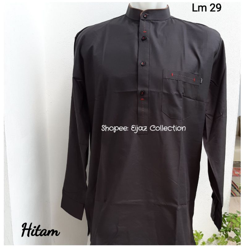 Jual Baju koko Al Luthfi tangan manset | Shopee Indonesia