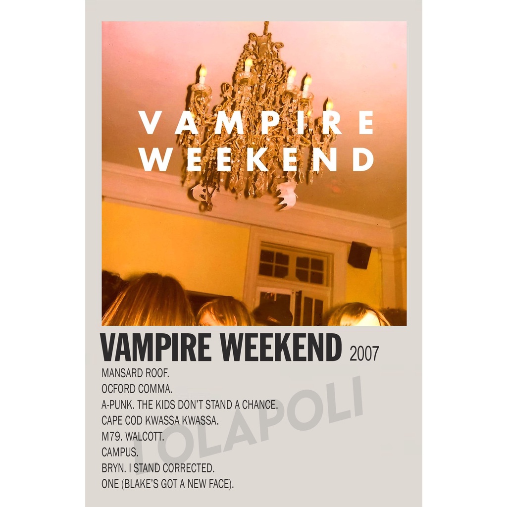 Jual Poster Cover Album Vampire Weekend - Vampire Weekend | Shopee ...
