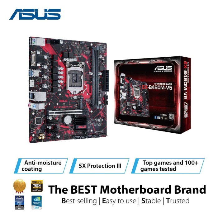 Jual Motherboard Asus EX-B460M-V5 (LGA1200, DDR4) | Shopee Indonesia