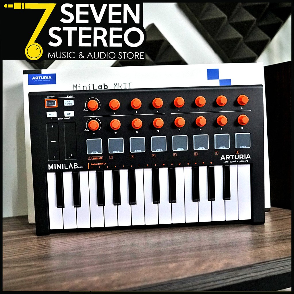 Jual ARTURIA MiniLab MK2 Orange Edition Keyboard Controller | Shopee ...