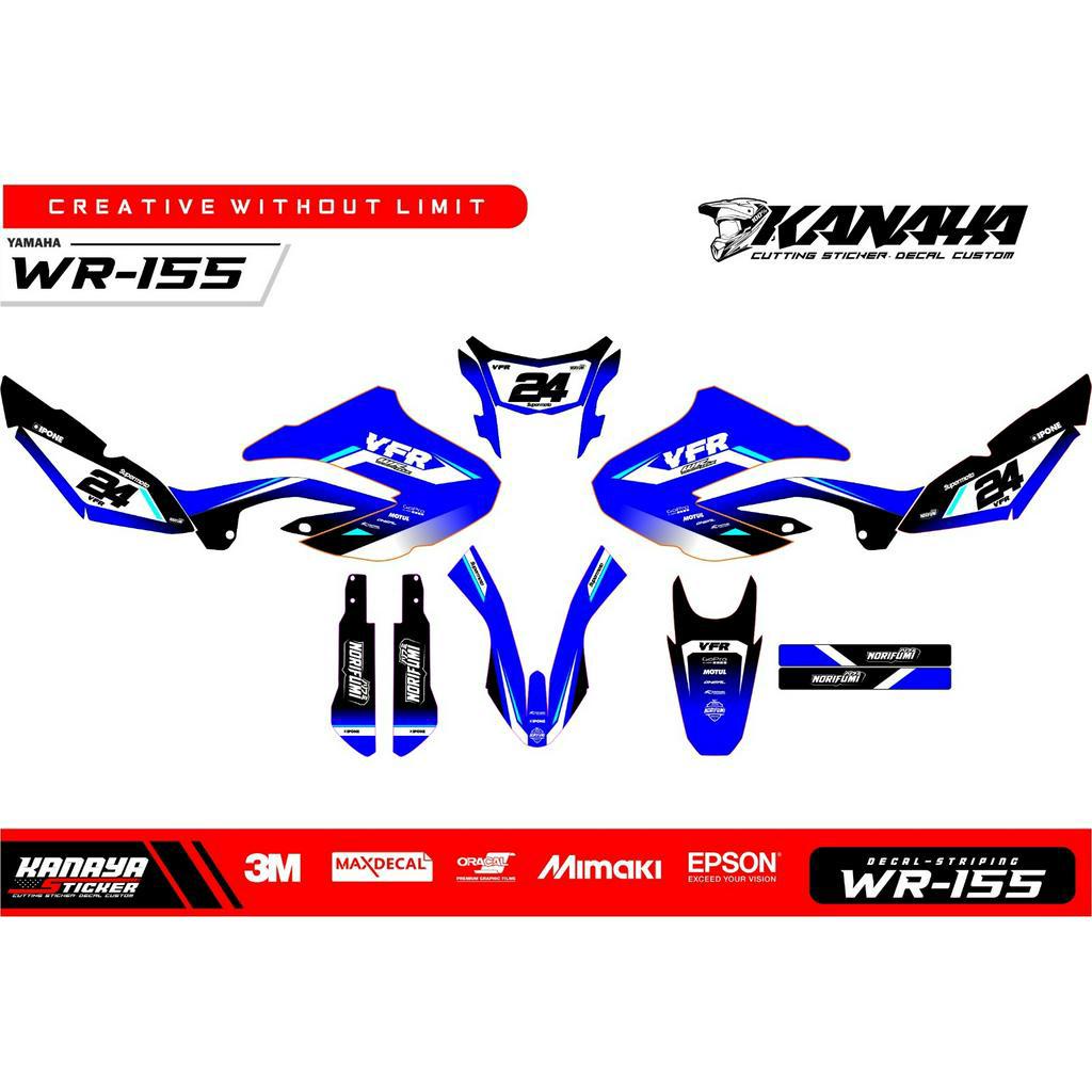 Jual DECAL YAMAHA WR / DECAL CUSTOM YAMAHA WR / STICKER DECAL YAMAHA WR ...