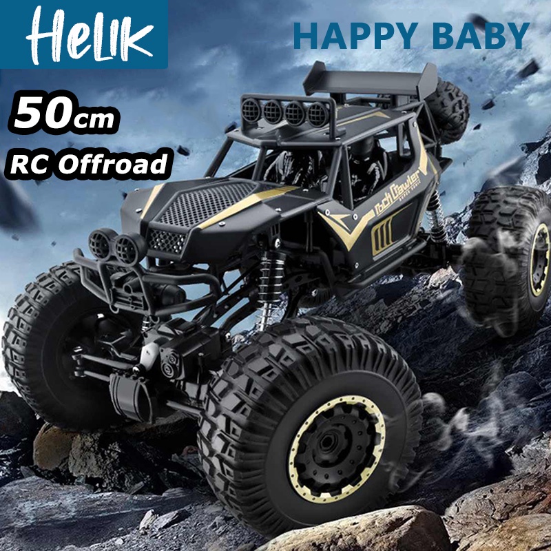 Jual Mainan Mobil Remote Control Besar 1:8 Bahan Alloy 4WD 50cm 2.4G ...