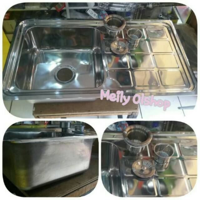 Jual Bak Cuci Piring + Apur / Sink/ Kitchen Set/ Wastafel Cuci Piring ...