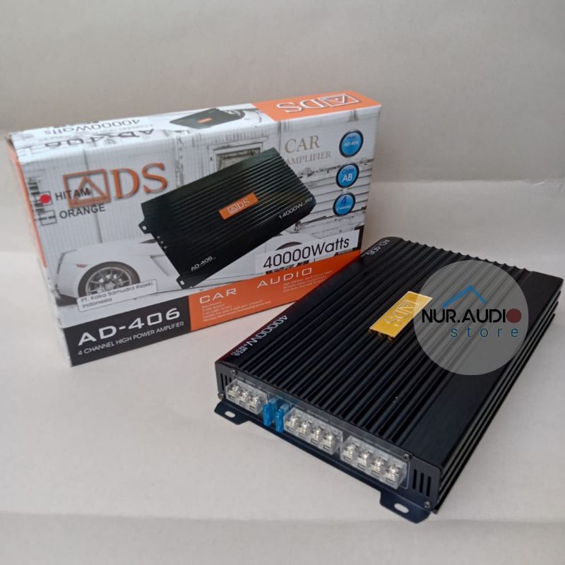 Jual Power Amplifier 4 Channel ADS 40000 WATTS HIGH QUALITY | Shopee ...