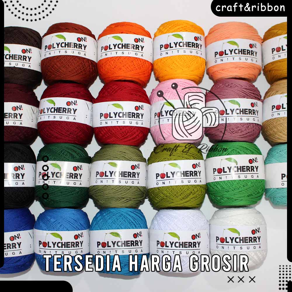 Jual Benang Rajut Polycherry Polyester | Shopee Indonesia