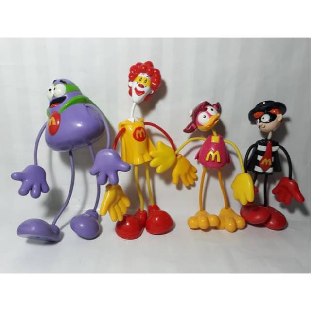 Jual Maskot Mcd Ronald Happy Meal Mcd Badut 2003 Mainan Boneka Tali Langka Bendable Jadul Rare ...