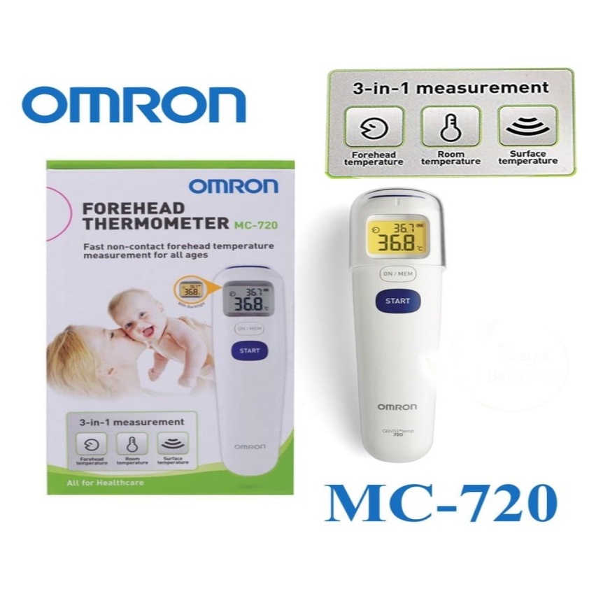 Jual Termometer Infrared Omron MC-720 | Shopee Indonesia