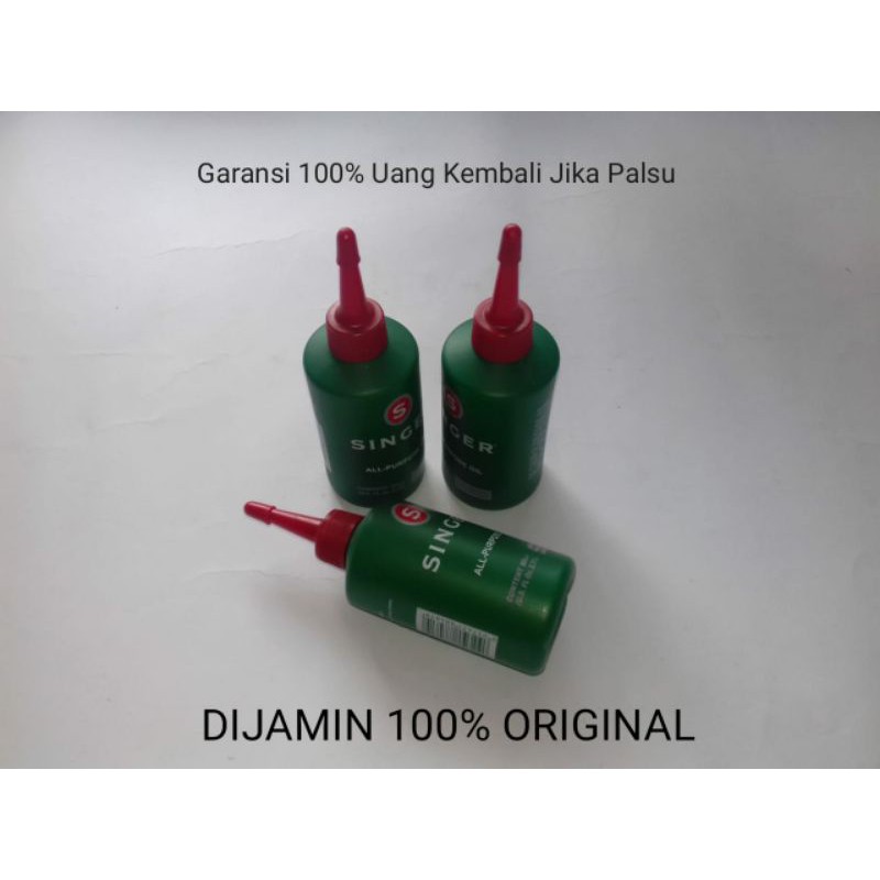 Jual 3 Botol Minyak Oli Pelumas Mesin Jahit Serbaguna Merk Singer ...