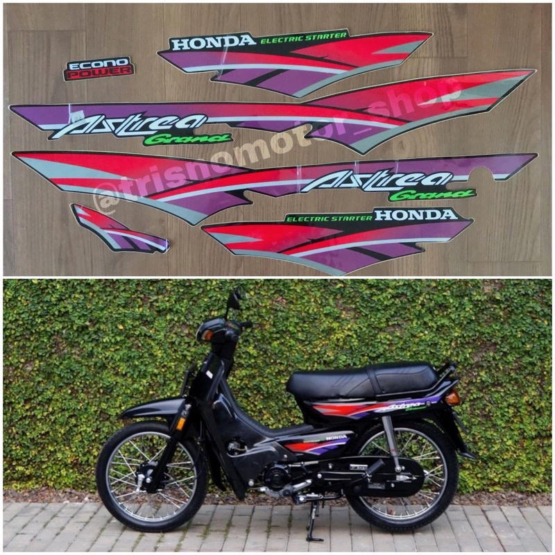 Jual Striping lis honda astrea grand sabit 96 sticker stiker grand 1996 ...