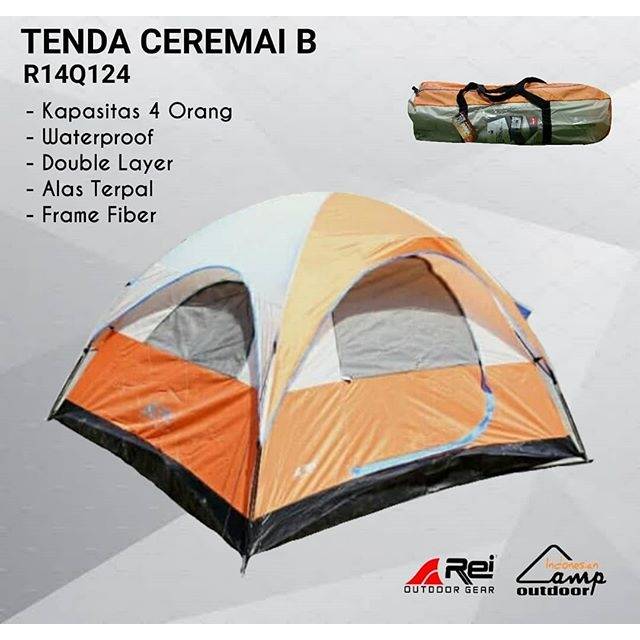 Jual TENDA DOOM REI CEREMAI B KAPASITAS 4 ORANG | Shopee Indonesia