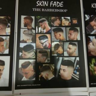 Jual Poster 6 LEMBAR model cukur rambut barber shop cukuran rambut ...