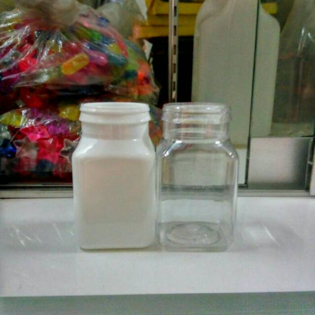 Jual MIN. ORDER 50PCS!! - BOTOL PLASTIK KOTAK (ukuran 50ml/30kpsl ...