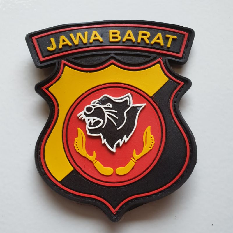 Jual PATCH RUBBER LOGO POLRI/POLISI/POLICE/BRIMOB/BARESKRIM/TEMPELAN ...