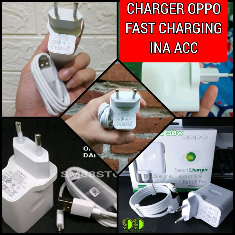 Jual Charger Oppo 2a tipe C dan micro fast charging a53 A5s A9 2020 A74 ...