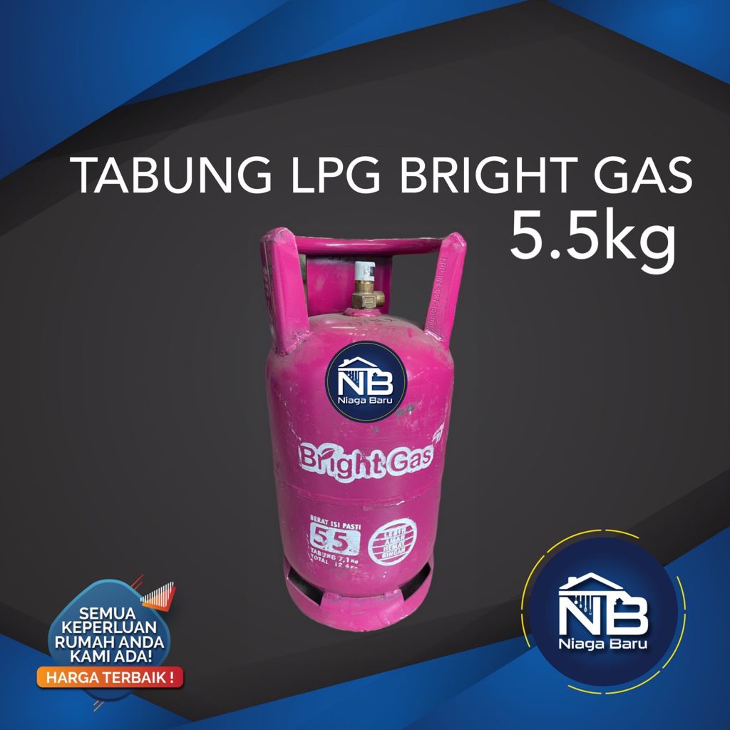 Jual Tabung Elpiji LPG Bright Gas 5,5 Kg + Isi Segel Pertamina | Shopee Indonesia
