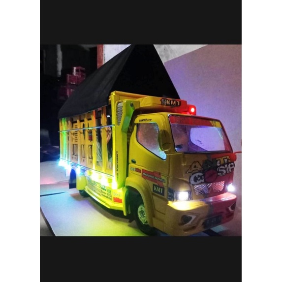 Jual Mobil Oleng Murah Miniatur Truk Oleng Kayu Boss Kecil Full Variasi ...