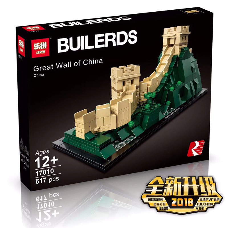 Jual Lepin 17010 BUILERDS Great Wall of China | Shopee Indonesia
