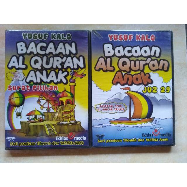 Jual OBRAL VCD ORIGINAL BACAAN AL QURAN ANAK OLEH YUSUF KALO | Shopee ...