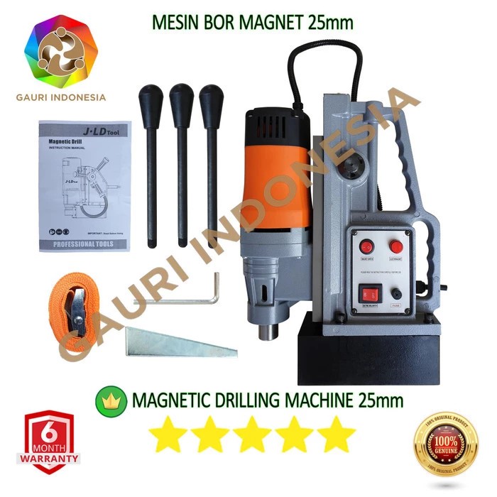 Jual MESIN BOR | MESIN BOR MAGNET 25mm | JLD | MAGNETIC DRILLING ...