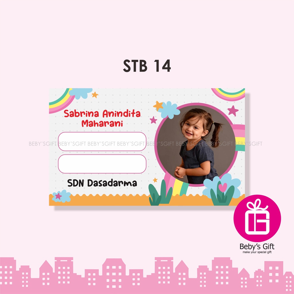 Jual Stiker Label Buku Pelajaran Anak Custom Nama dan Foto Sticker ...