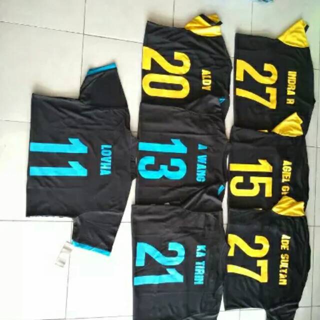 Jual sablon nama nomer logo nama team | Shopee Indonesia
