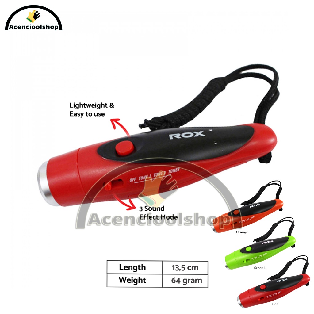 Jual Pluit Elektrik Peluit Electric Whistle Whistle ROX + Tas | Shopee ...