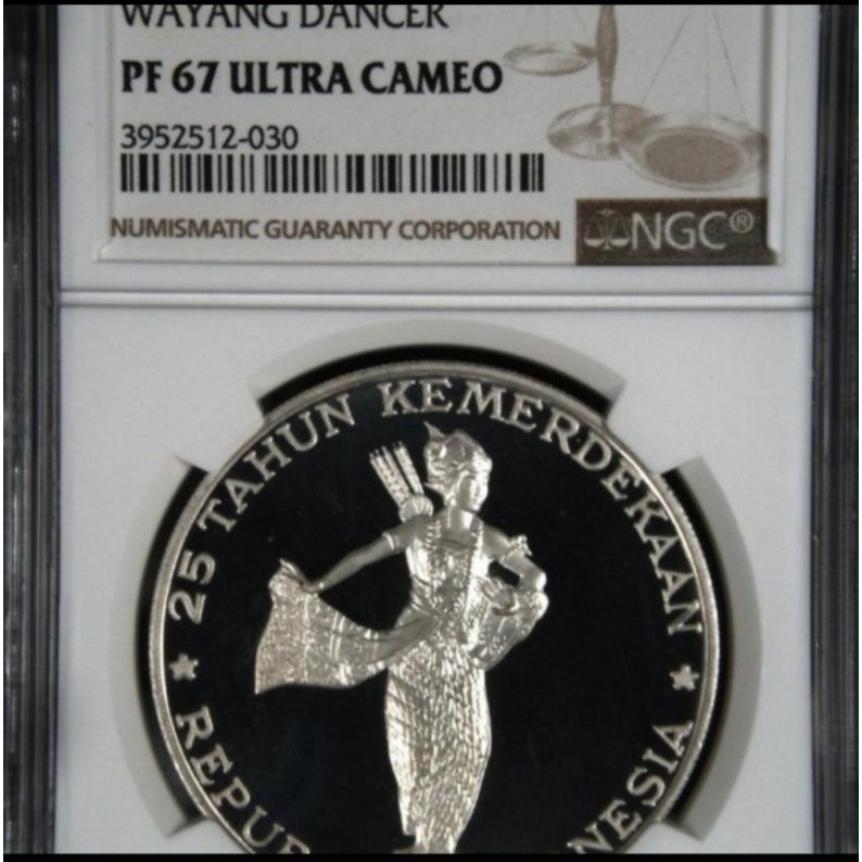 Jual NGC PF 67 ULTRA CAMEO 1970 Indonesia S500R wayang dancer 500 ...