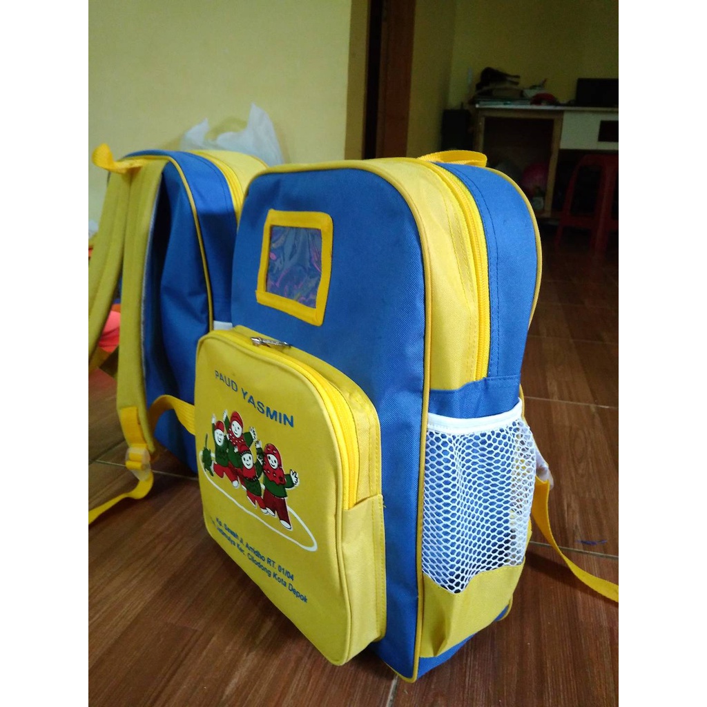 Jual Tas Paud Custom PO Lebih Dari 1 Lusin SABLON SISTEM PRINT | Shopee ...